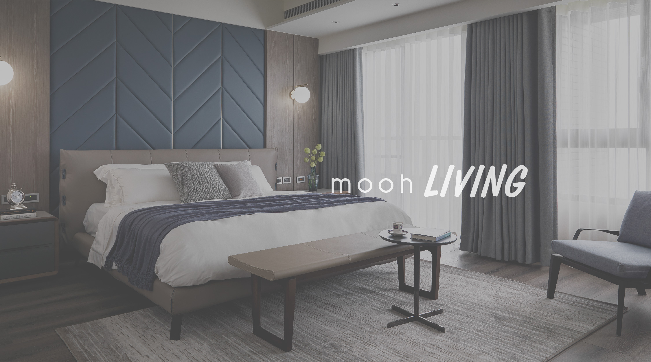 賓傑里 │ 雙人床架 - mooh Living．墨禾製作