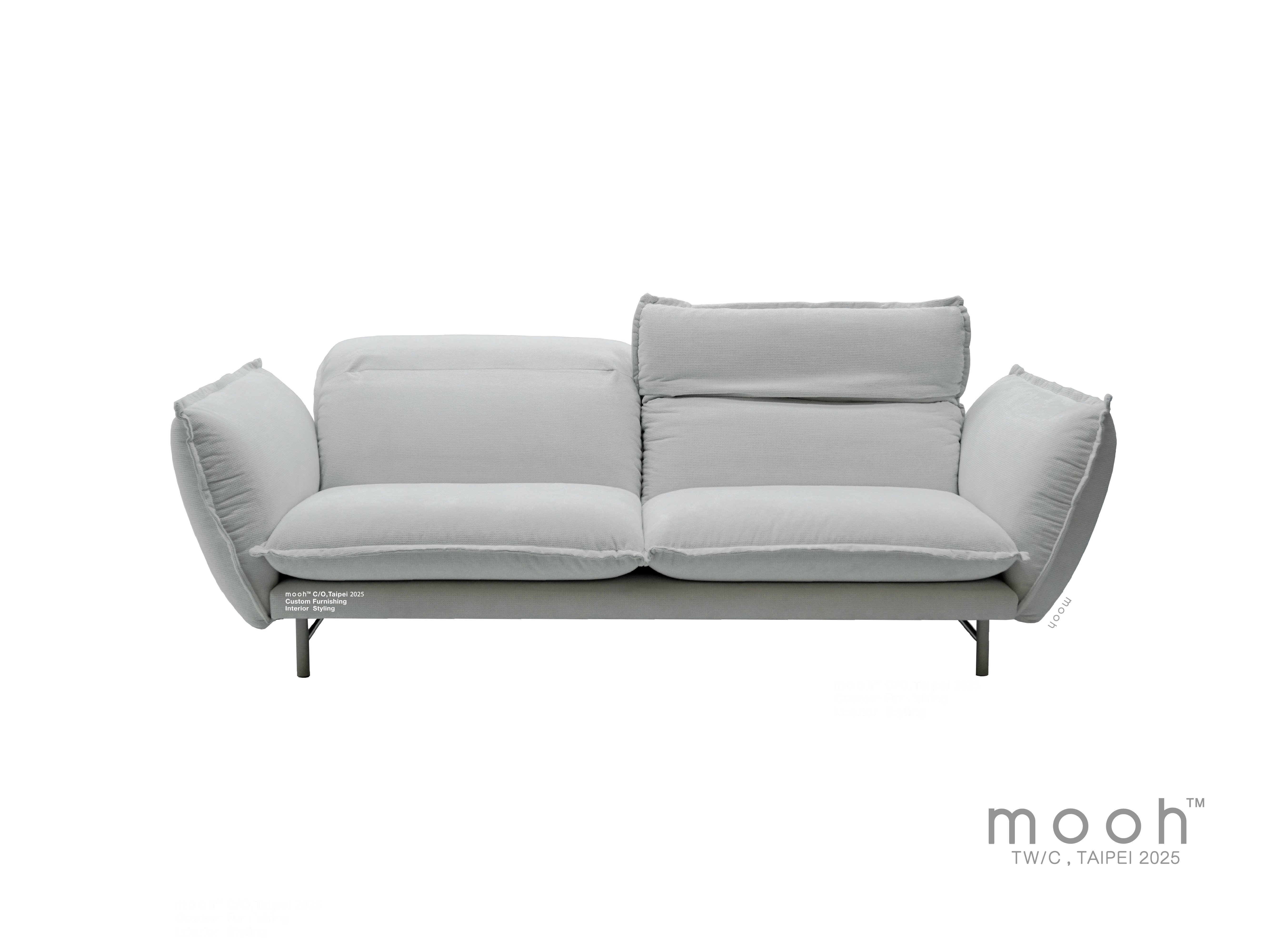 莫爾 │ 三人沙發 - mooh Living．墨禾製作